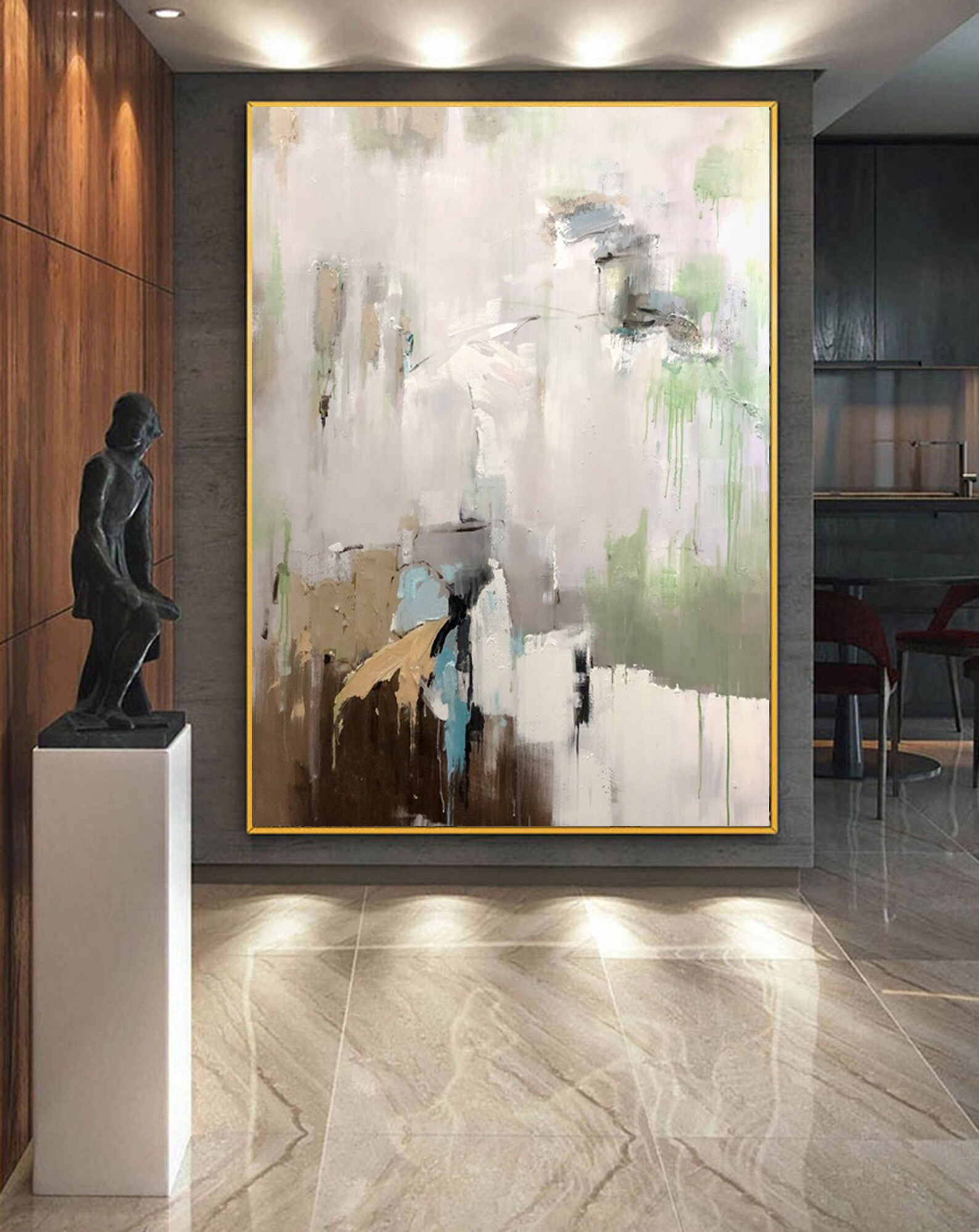 Large Abstract Painting Original Oversized Wall Art Large - Etsy