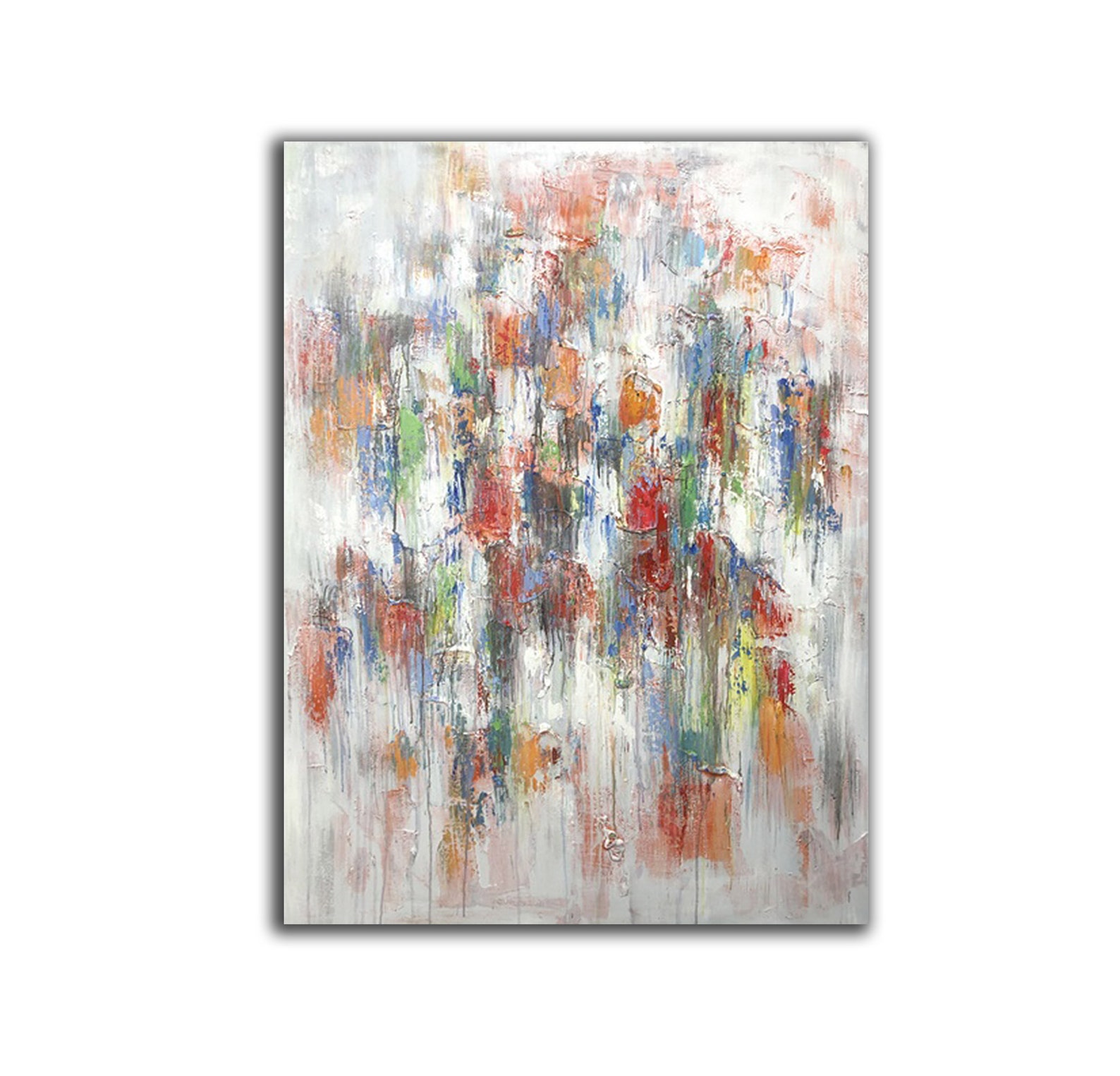 Extra Large Wall Art Vertical Large Abstract Painting on - Etsy