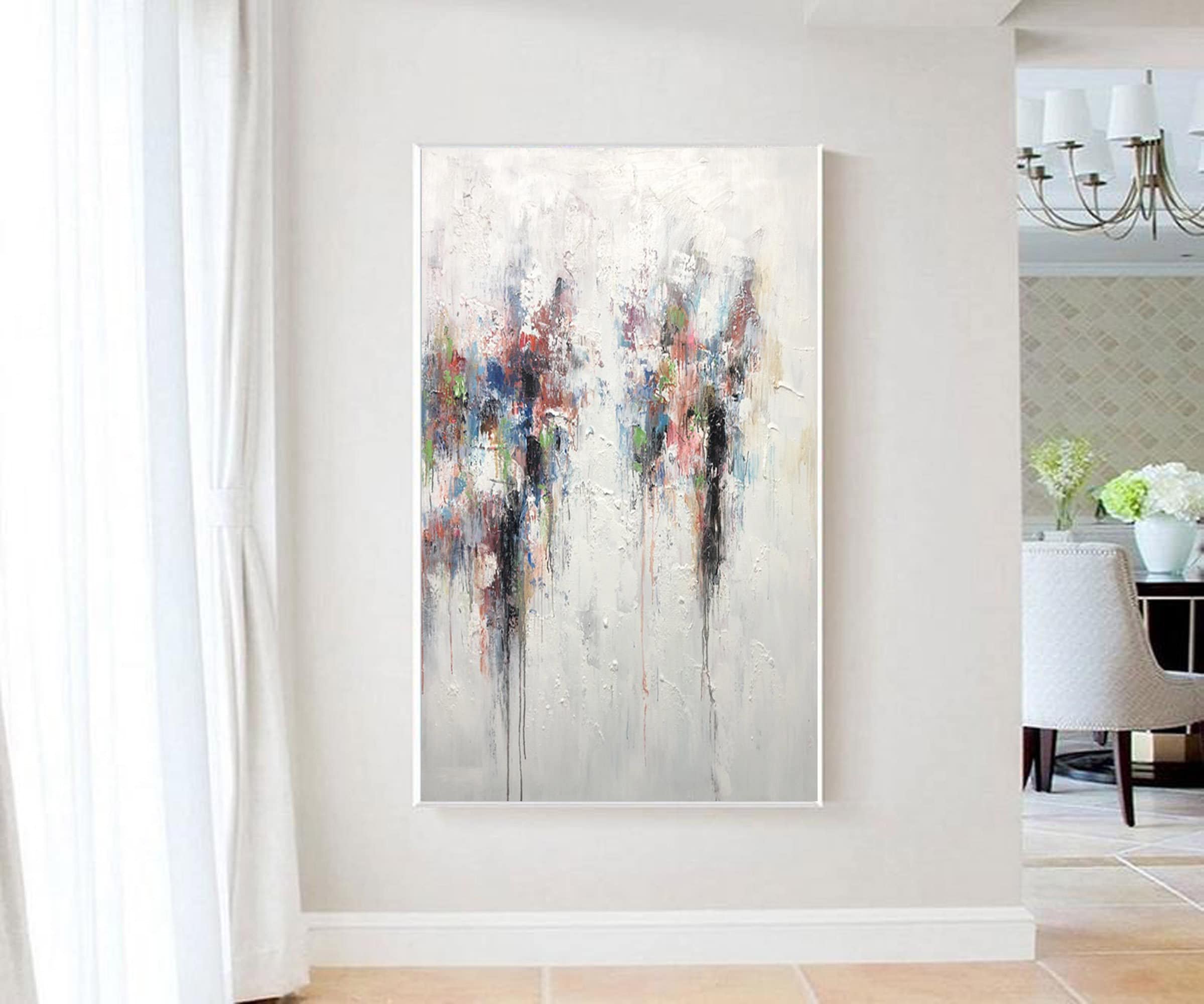 Large abstract painting original large canvas wall art | Etsy