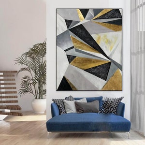 Extra Large Wall Art Abstract Painting on Canvas Original Wall Art ...