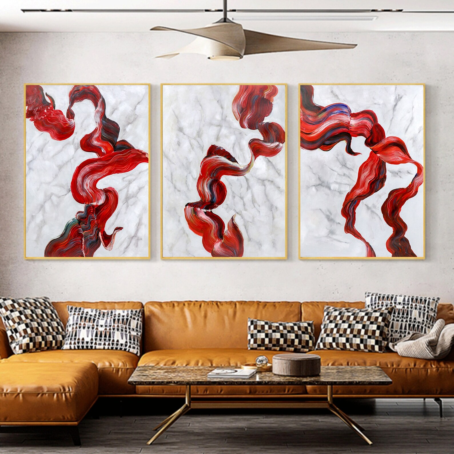 Modern Abstract Painting on Canvas Original Extra Large - Etsy