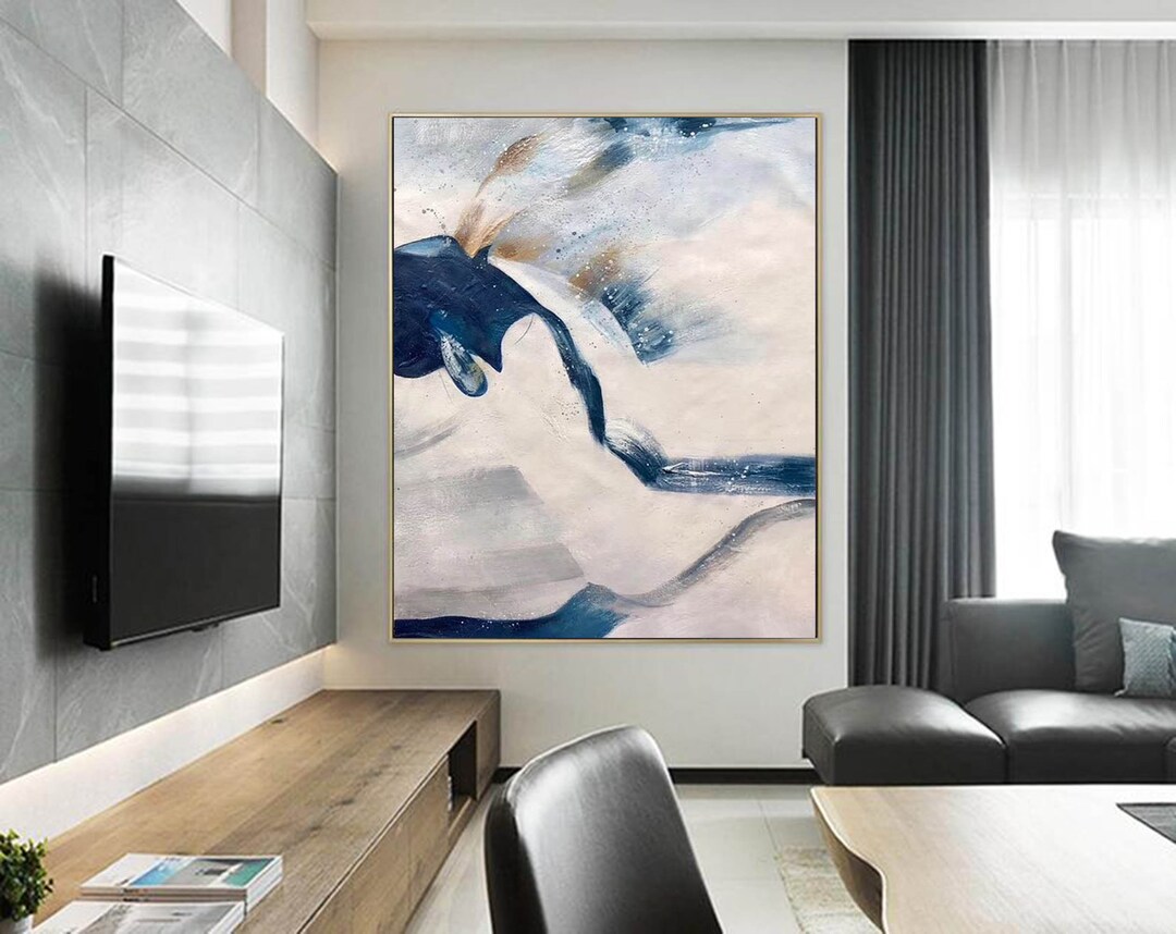 Large Canvas Artwork, Extra Large Wall Art Abstract, Large Modern Wall ...