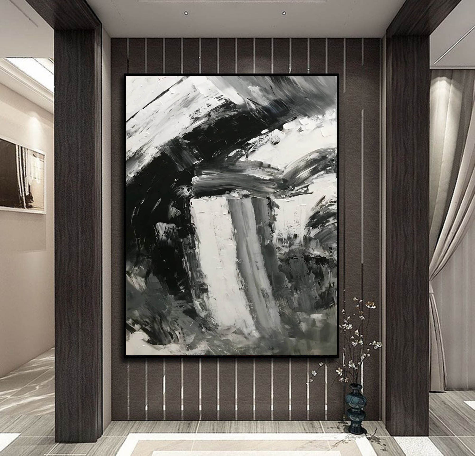 Oversized wall art canvas large abstract canvas art modern | Etsy