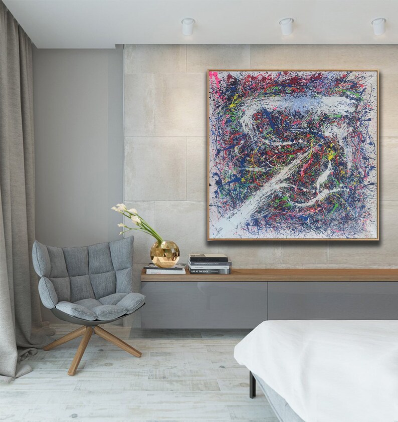 Extra Large Abstract Art Original Abstract Painting on Canvas Jackson ...