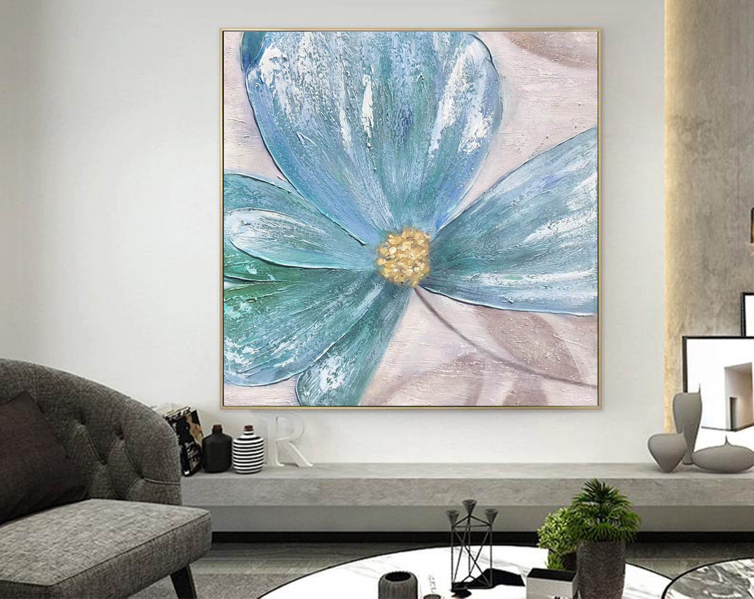 Large abstract wall art modern abstract painting original | Etsy