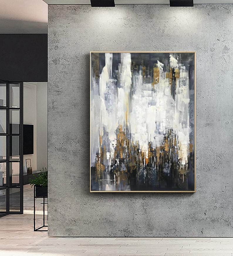 Original Abstract Painting on Canvas, Large Oil Painting Original ...