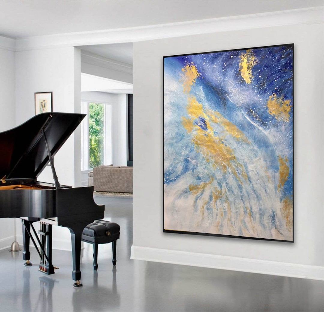 Extra Large Wall Art Canvas, Large Canvas Art Abstract, Original ...