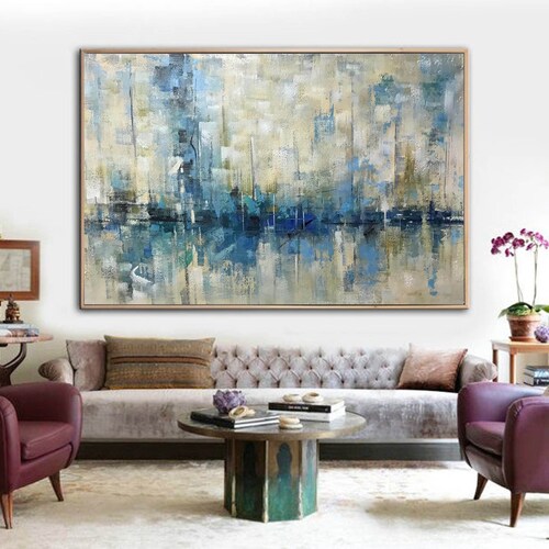 Extra Large Wall Art Landscape Abstract Painting Original - Etsy