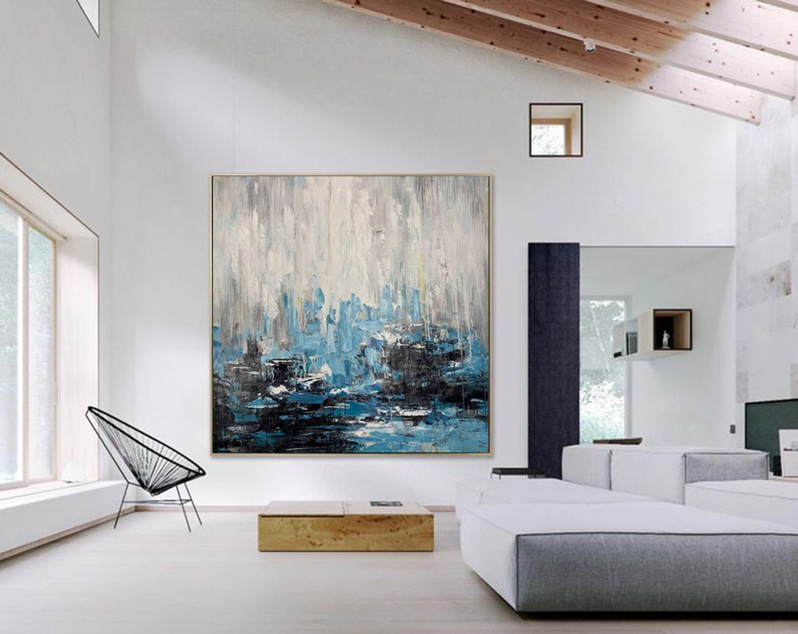 Extra Large Wall Art Abstract, Large Abstract Painting Original Canvas ...