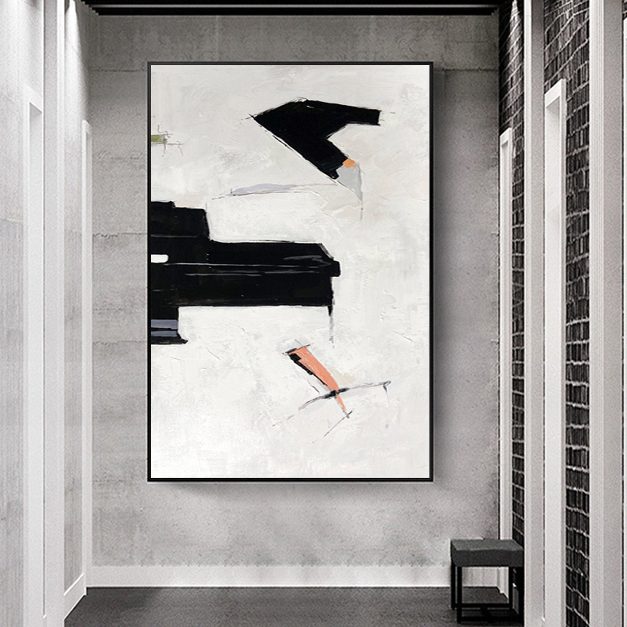 Modern Abstract Painting Canvas Large Abstract Wall Art | Etsy