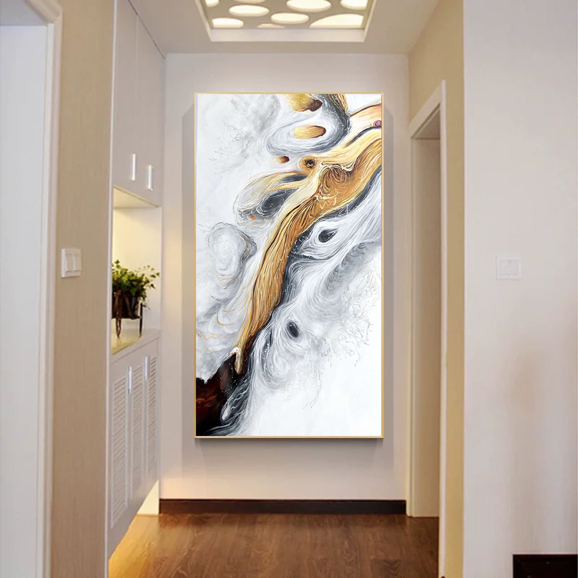 Large Abstract Painting, Extra Large Wall Art Canvas, Modern Abstract ...