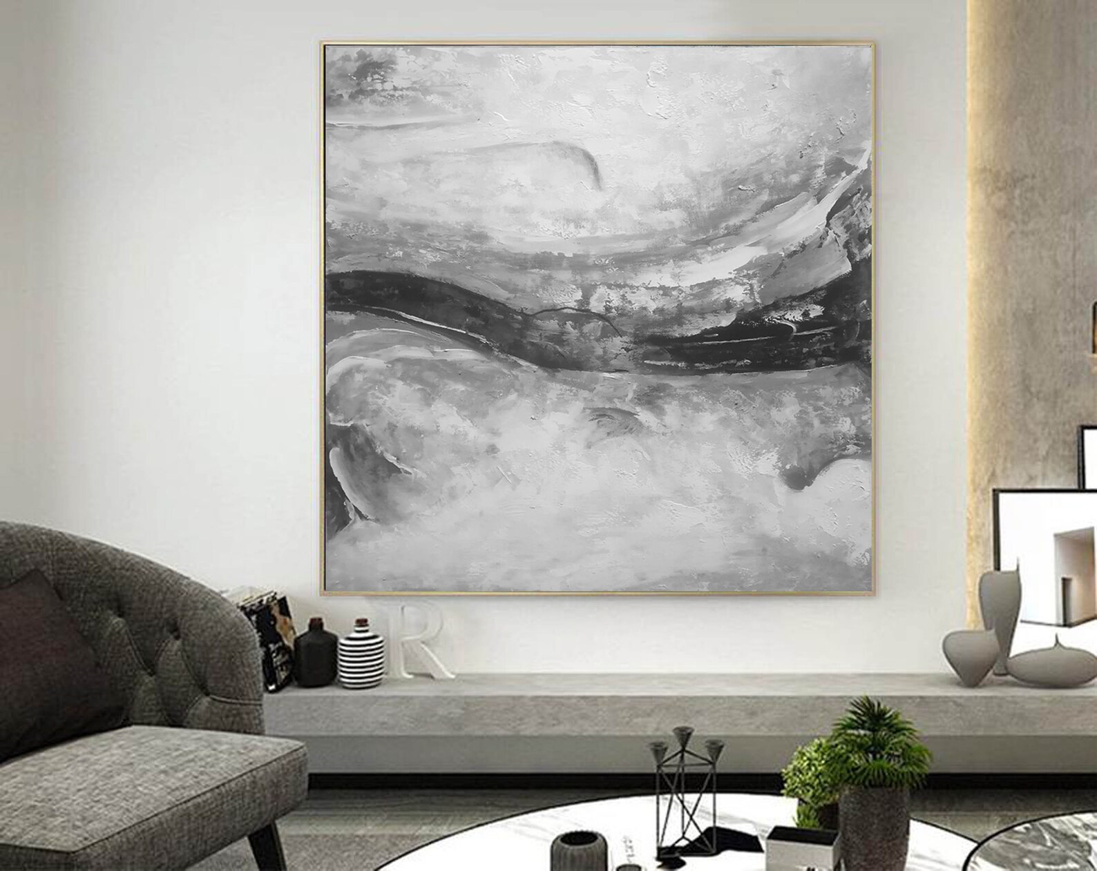 Large Acrylic Painting Abstract Large Abstract Art Extra | Etsy