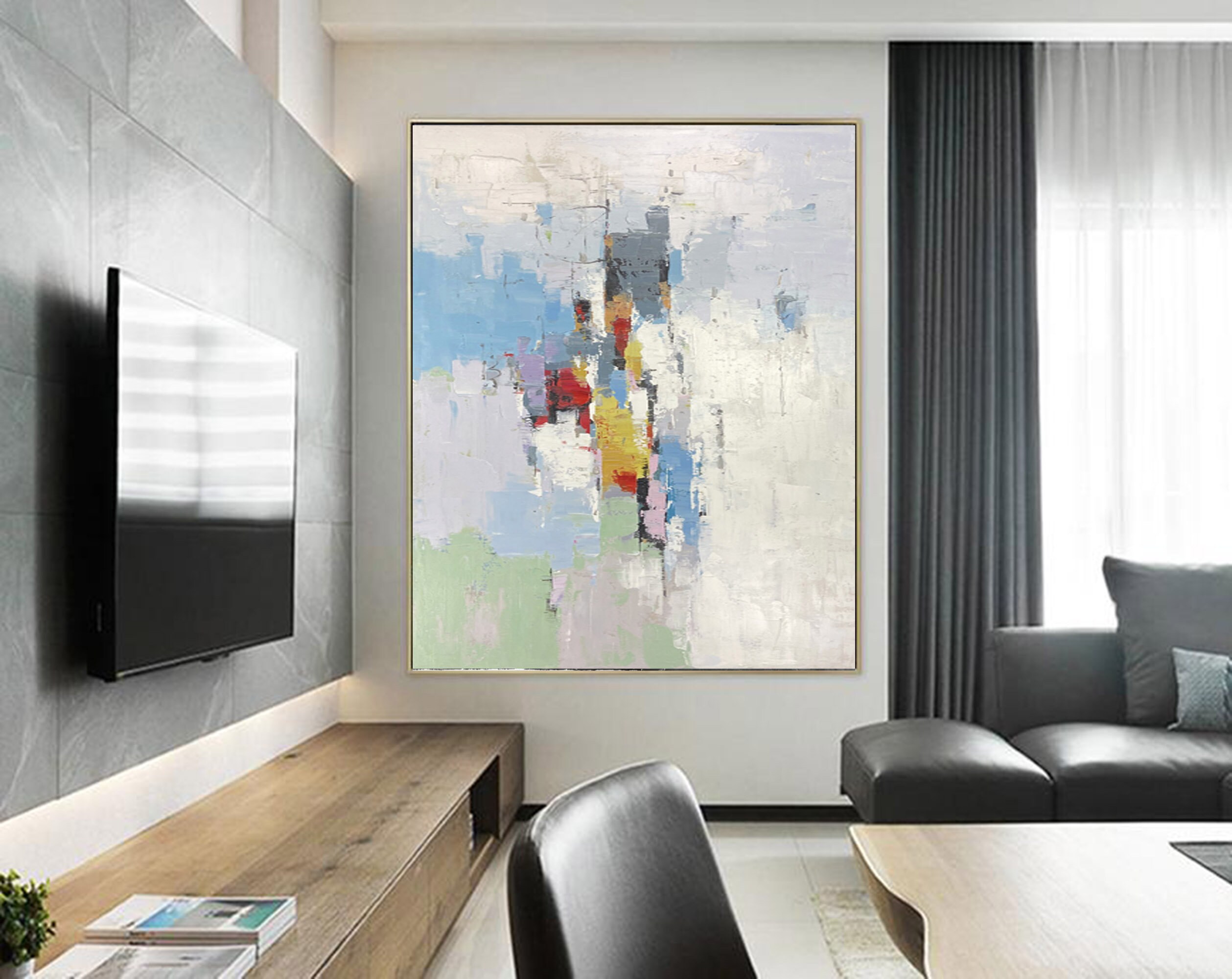 Original oil painting on canvas modern wall art canvas large | Etsy