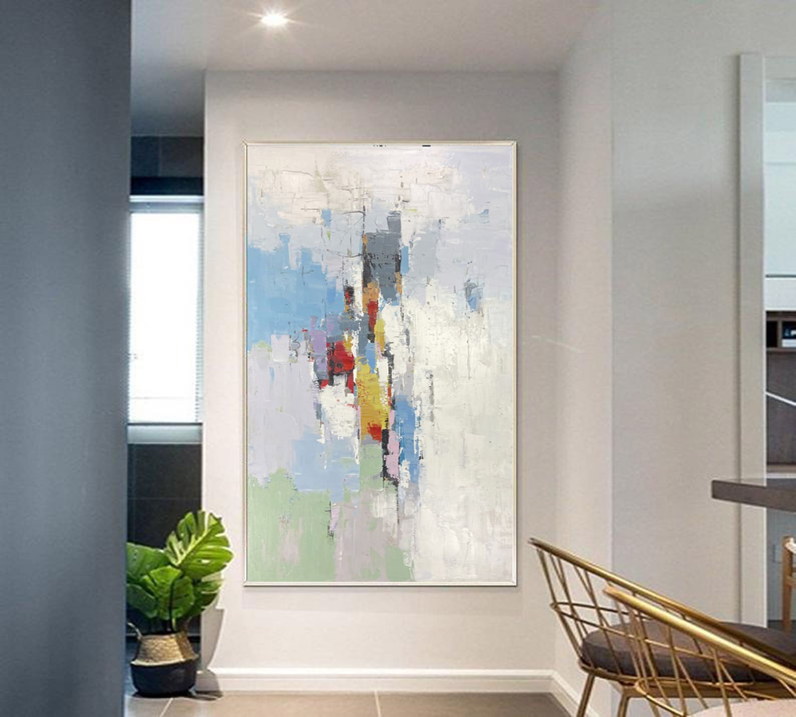 Original Oil Painting on Canvas Modern Wall Art Canvas Large - Etsy