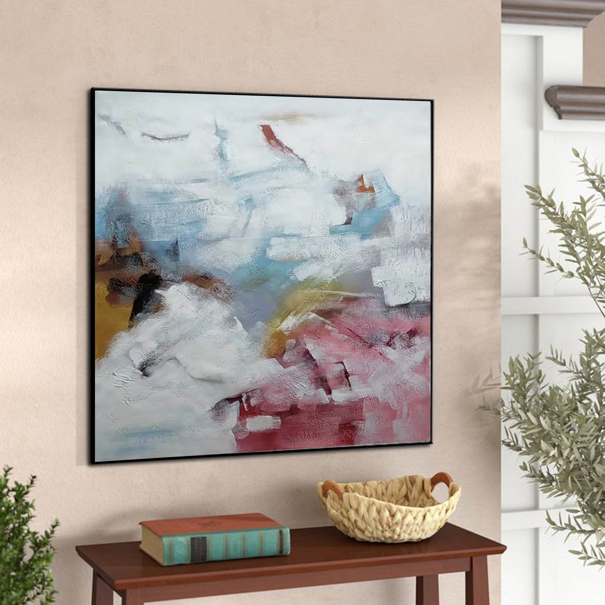 Large Abstract Painting Original, Extra Large Wall Art Canvas ...