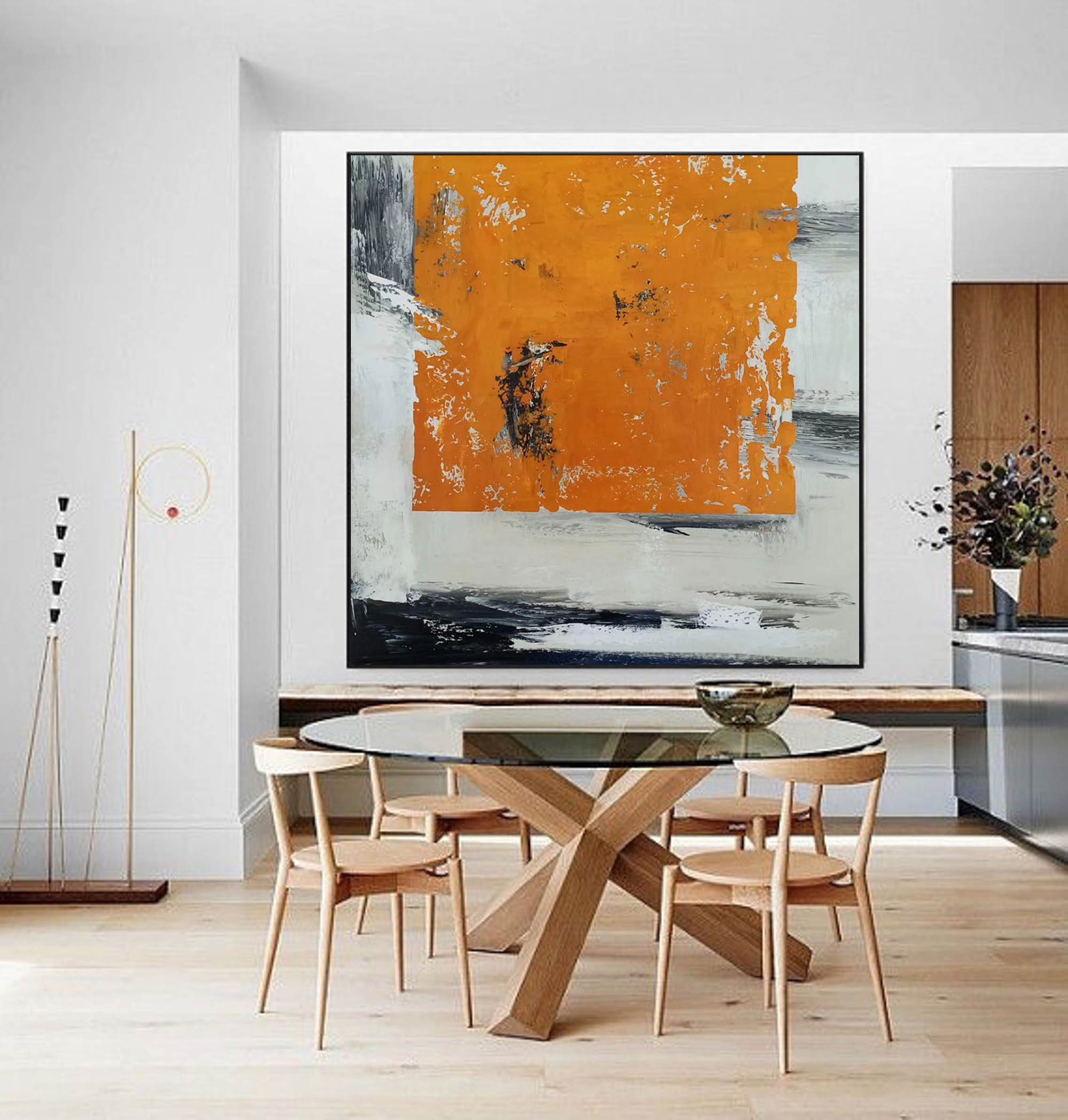 Original Oil Paintings on Canvas, Abstract Canvas Art, Large Canvas ...