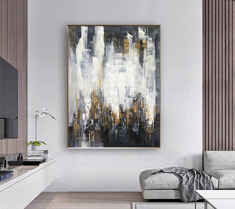 Original Abstract Painting on Canvas, Large Oil Painting Original ...