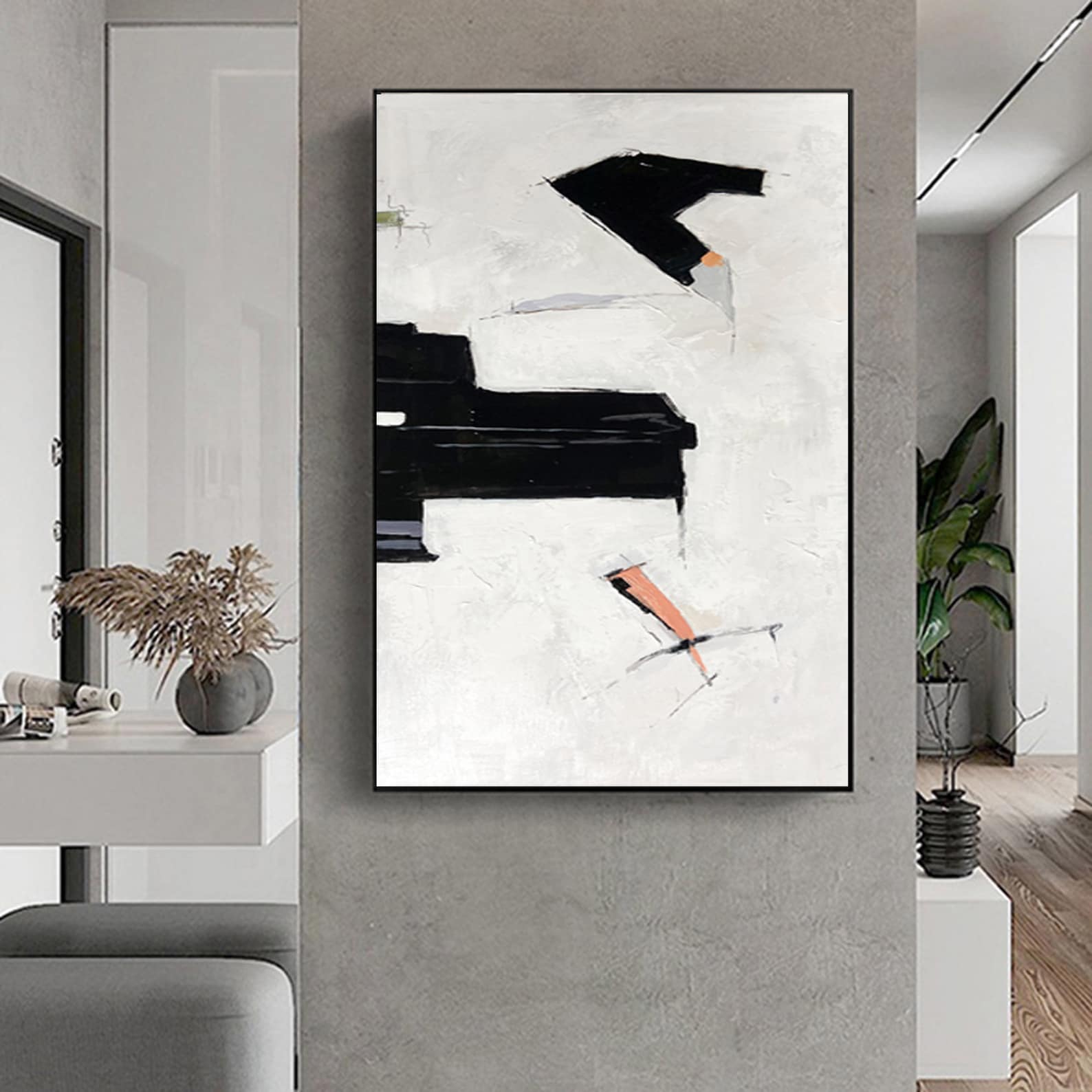 Modern Abstract Painting Canvas Large Abstract Wall Art | Etsy