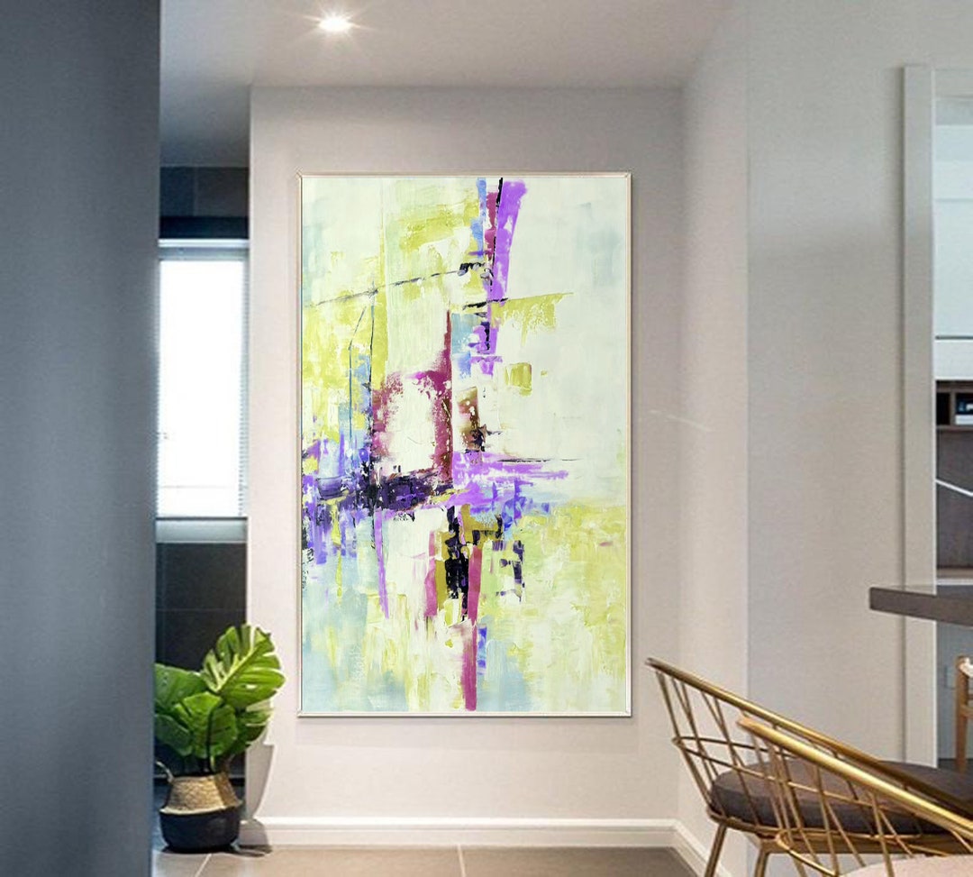 Large Abstract Painting, Large Abstract Canvas Art, Original Oil ...