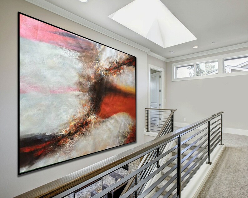 Large Abstract Painting Large Canvas Wall Art Abstract | Etsy