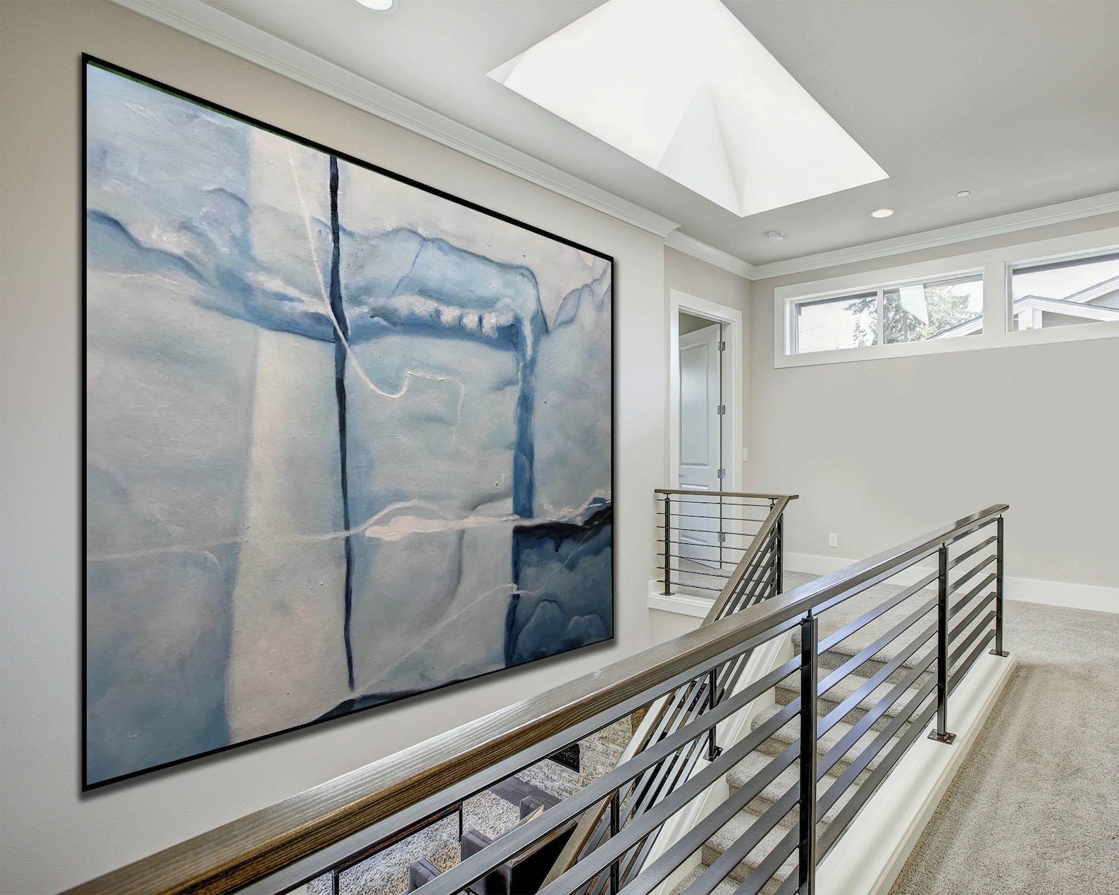 Modern Abstract Painting, Large Abstract Canvas Wall Art, Extra Large ...