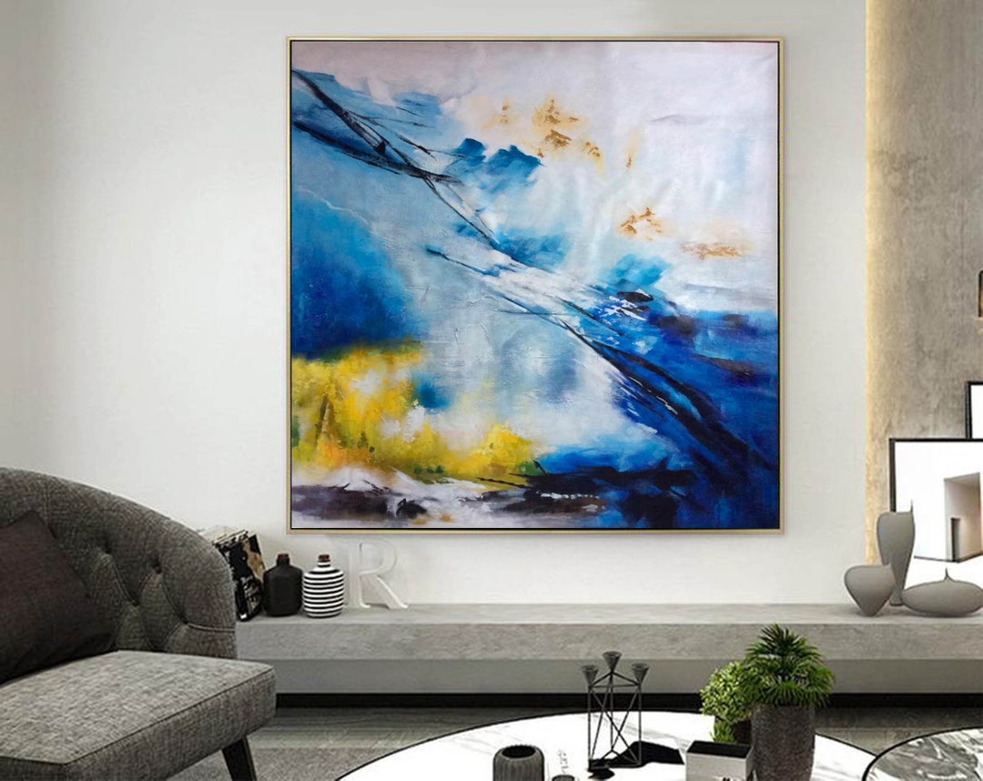 Large Abstract Painting, Oversized Canvas Art, Contemporary Painting ...