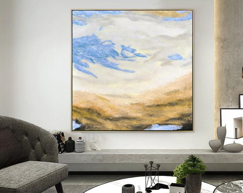 Oversized Canvas Wall Art Very Large Abstract Painting - Etsy