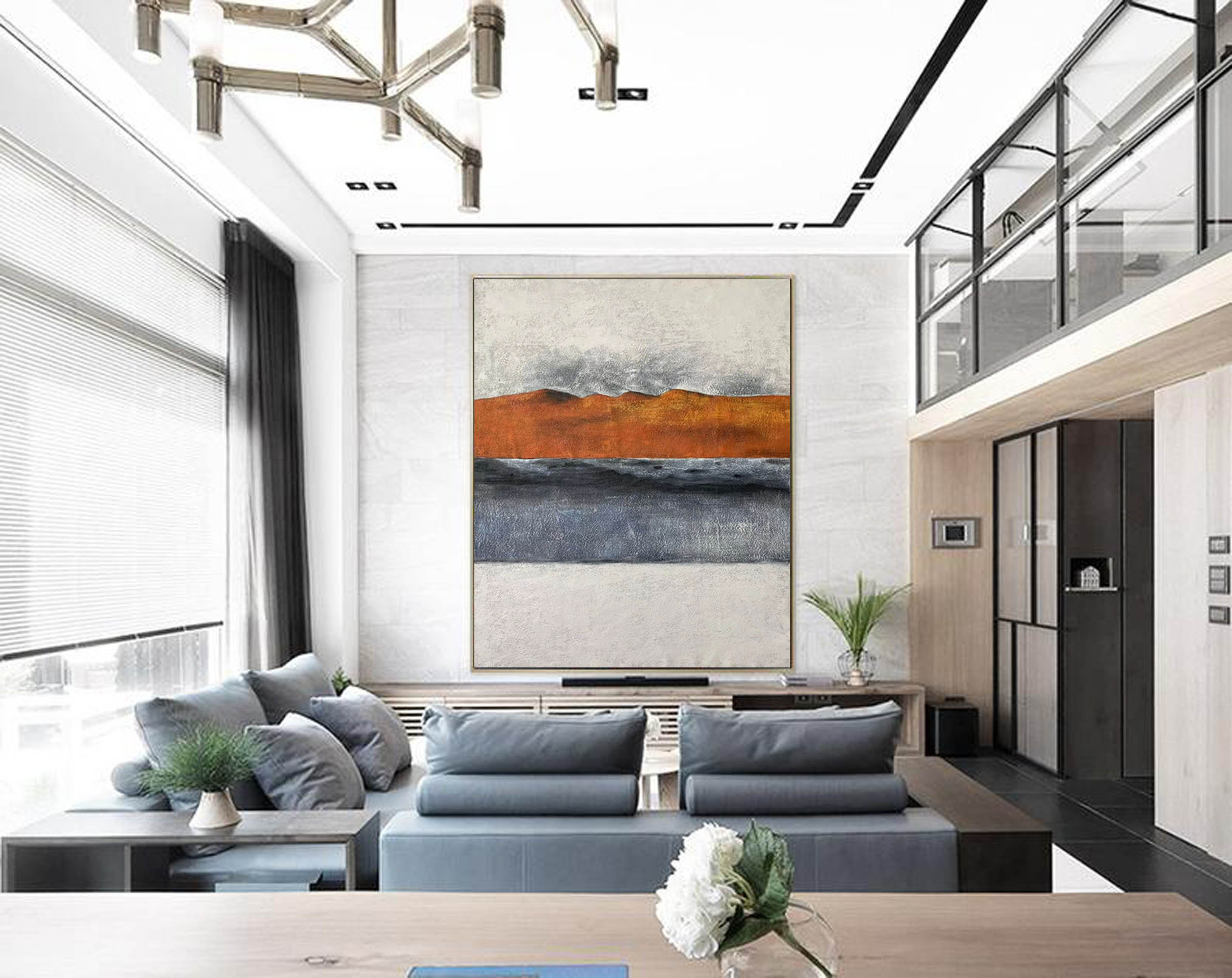 Extra Large Canvas Wall Art, Abstract Painting Original Large, Large ...