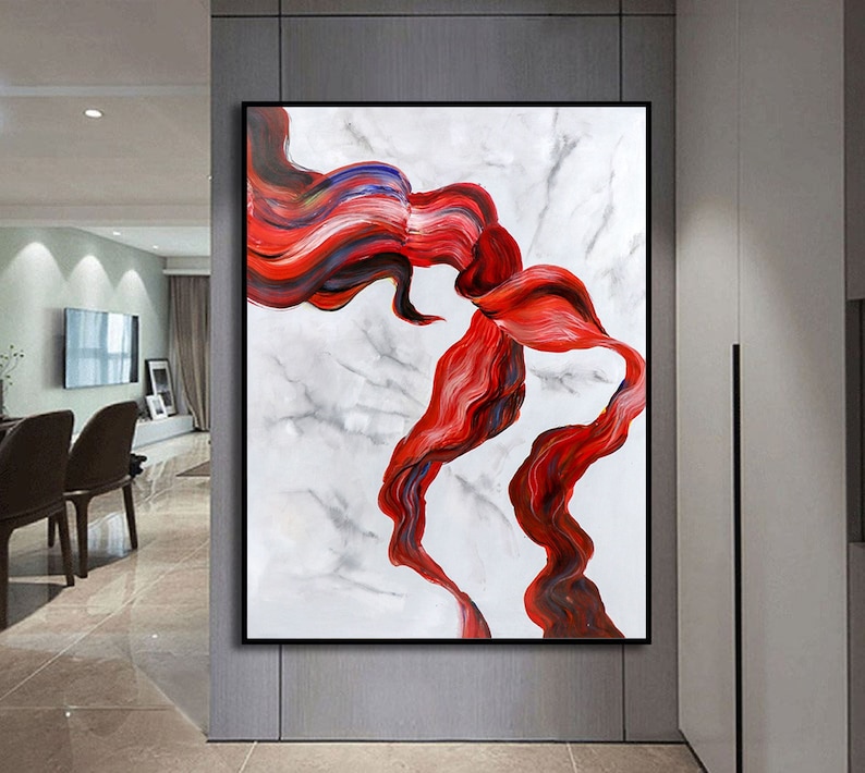 Extra Large Wall Art Modern Abstract Painting Original Large - Etsy