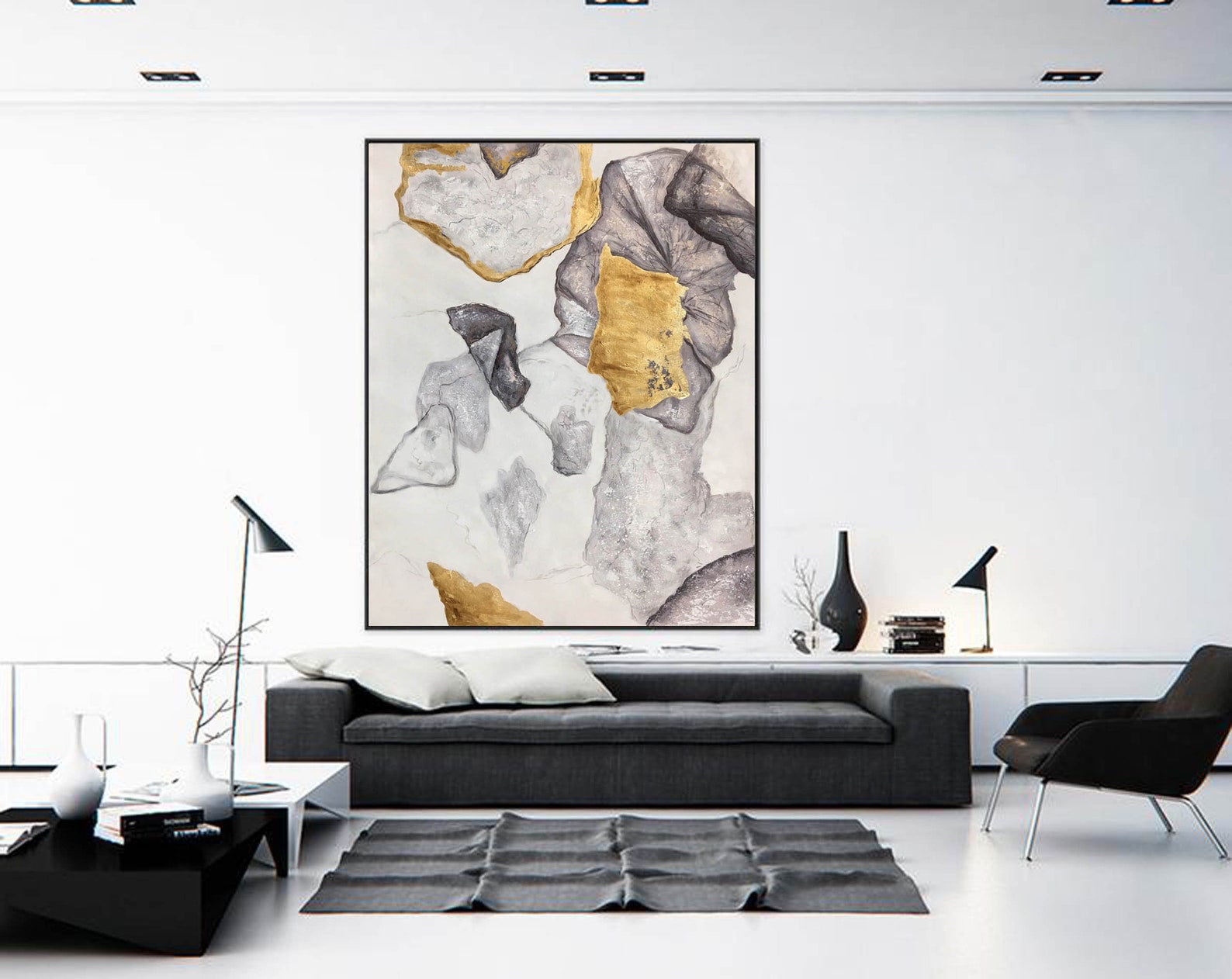 Large Abstract Wall Art Modern Abstract Painting Large - Etsy