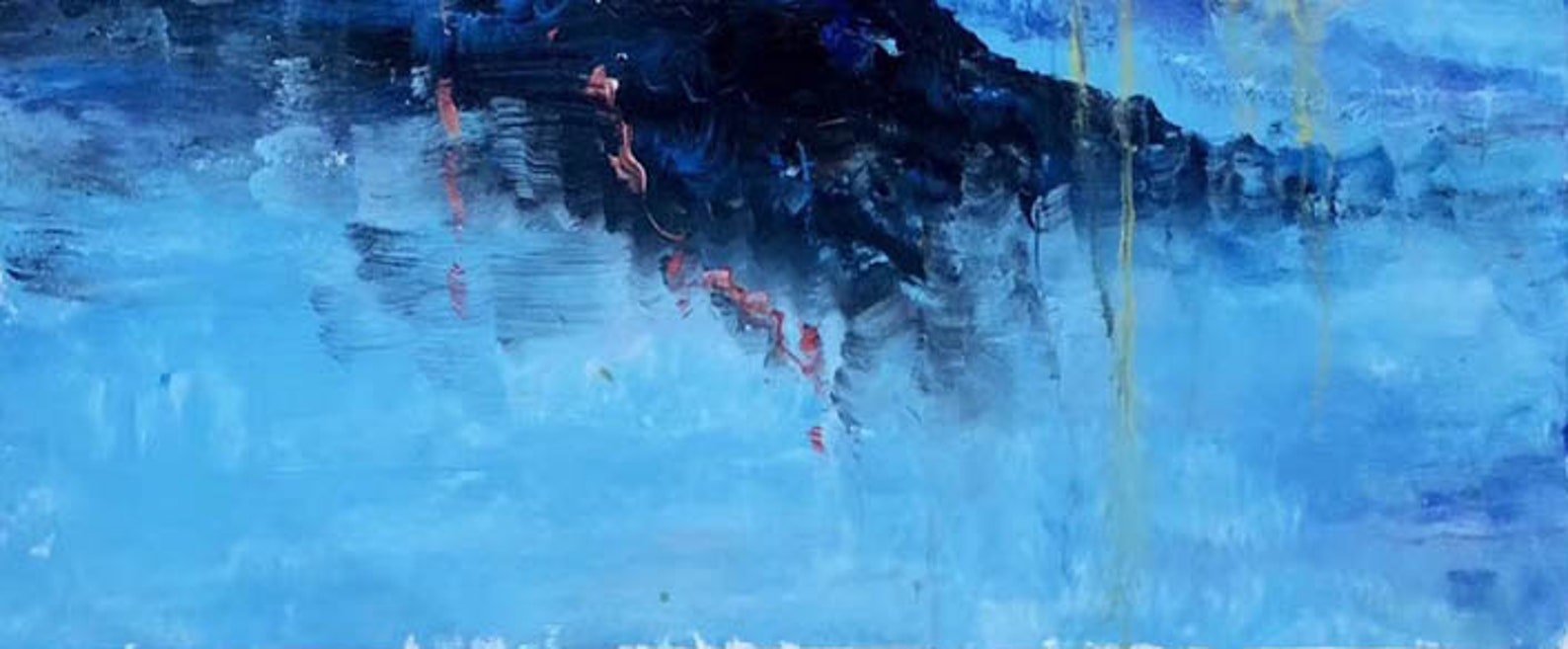 Blue Abstract Painting,extra Large Wall Art Canvas,contemporary Wall ...