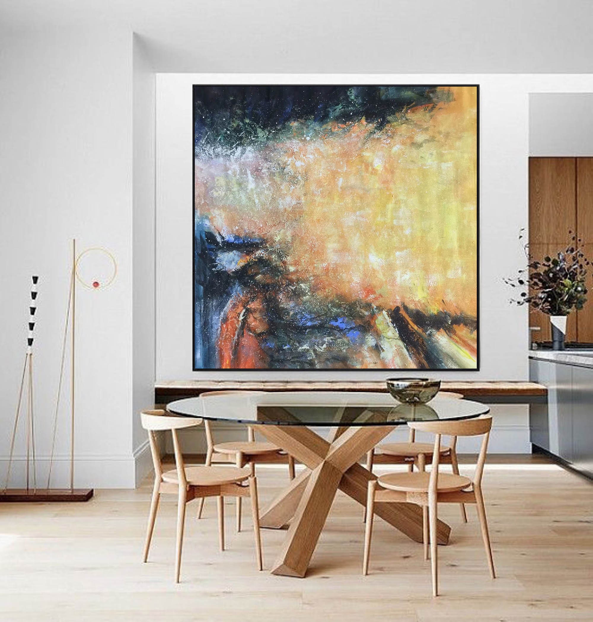 Large Canvas Wall Art Modern Abstract Painting Large | Etsy