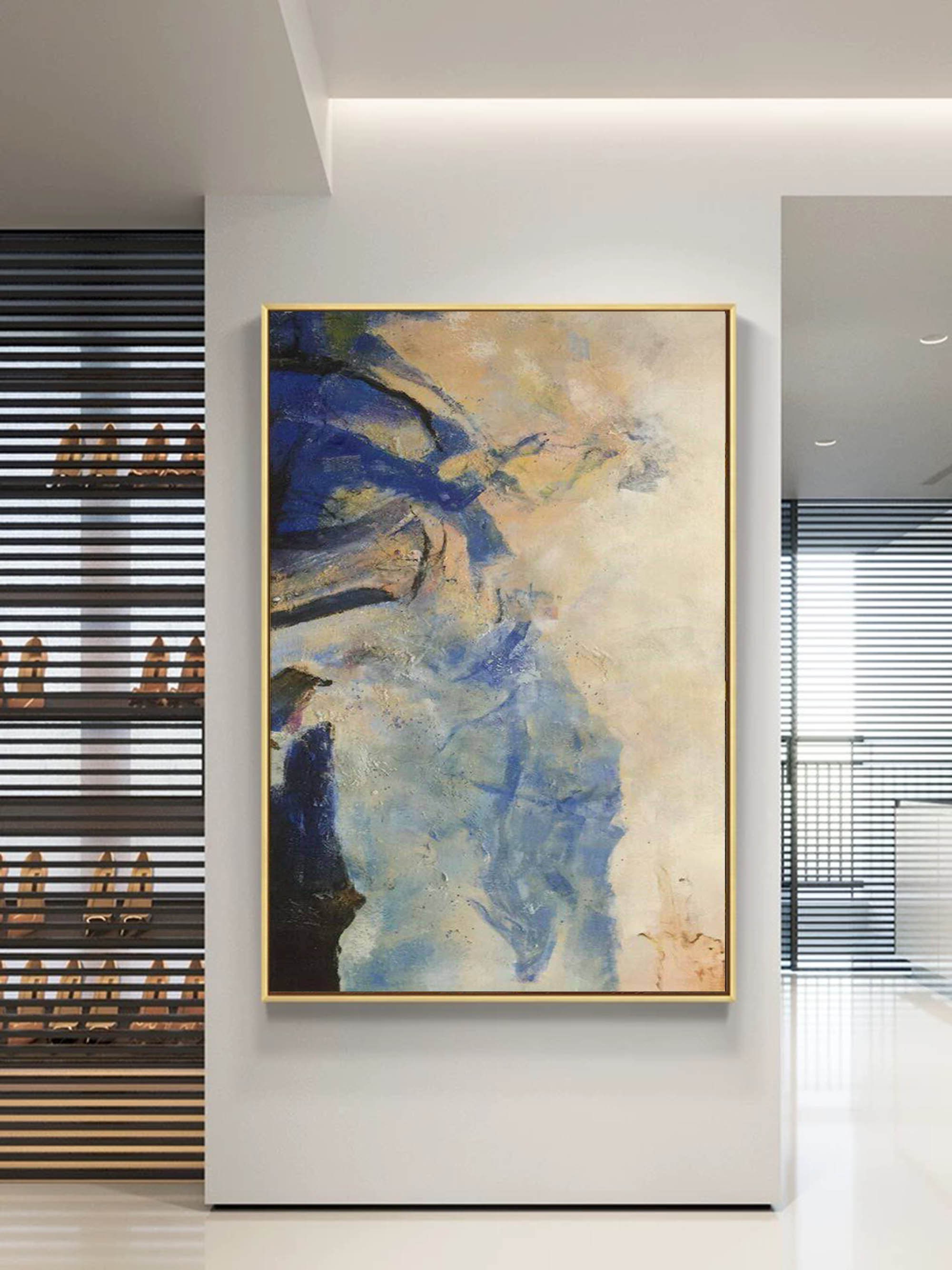 Modern Abstract Painting on Canvas Oversized Wall Art Canvas - Etsy