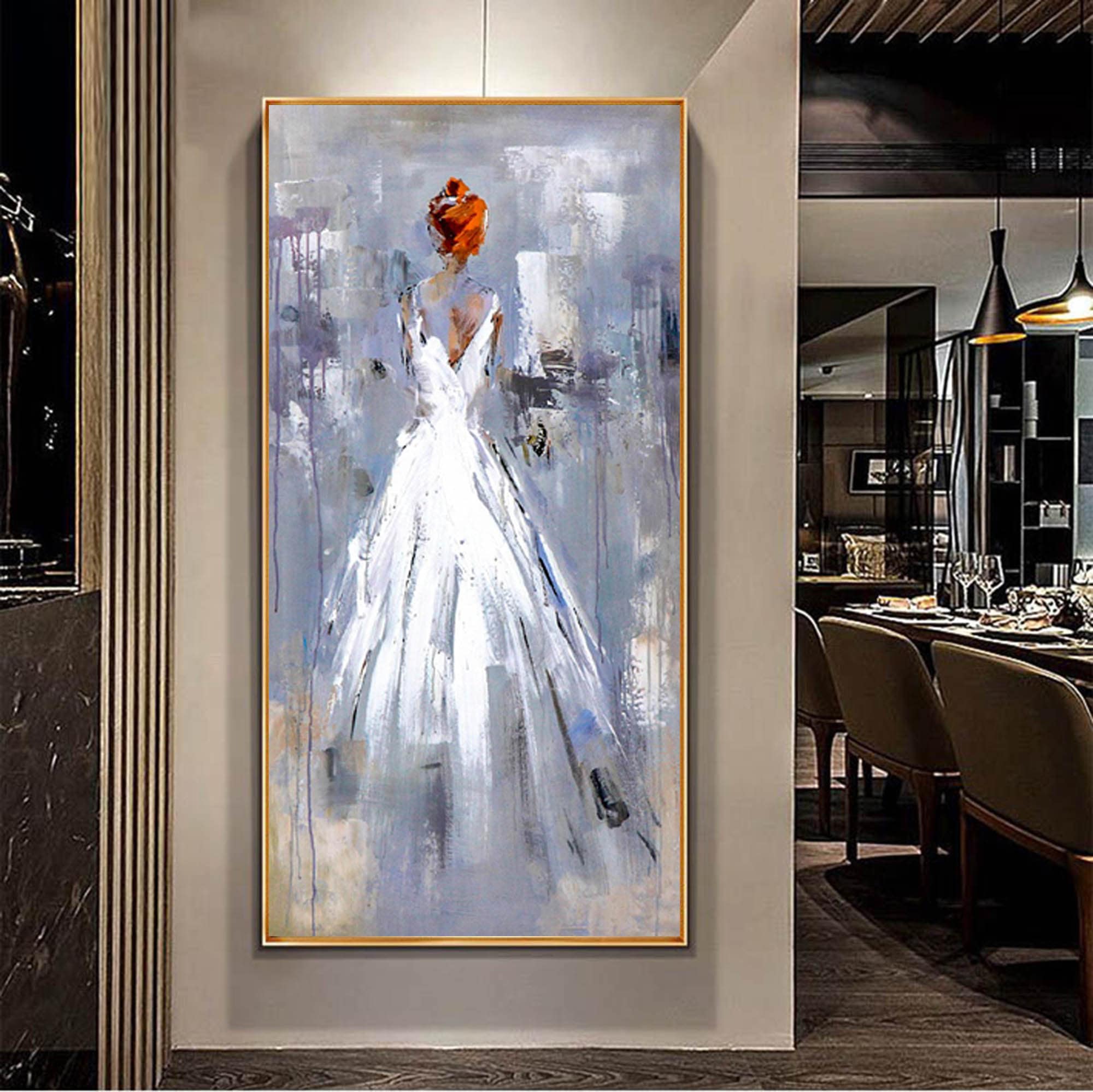 Modern Abstract Painting on Canvas Original, Extra Large Wall Art ...