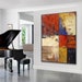 Large Canvas Wall Art Colorful Abstract Painting Original - Etsy