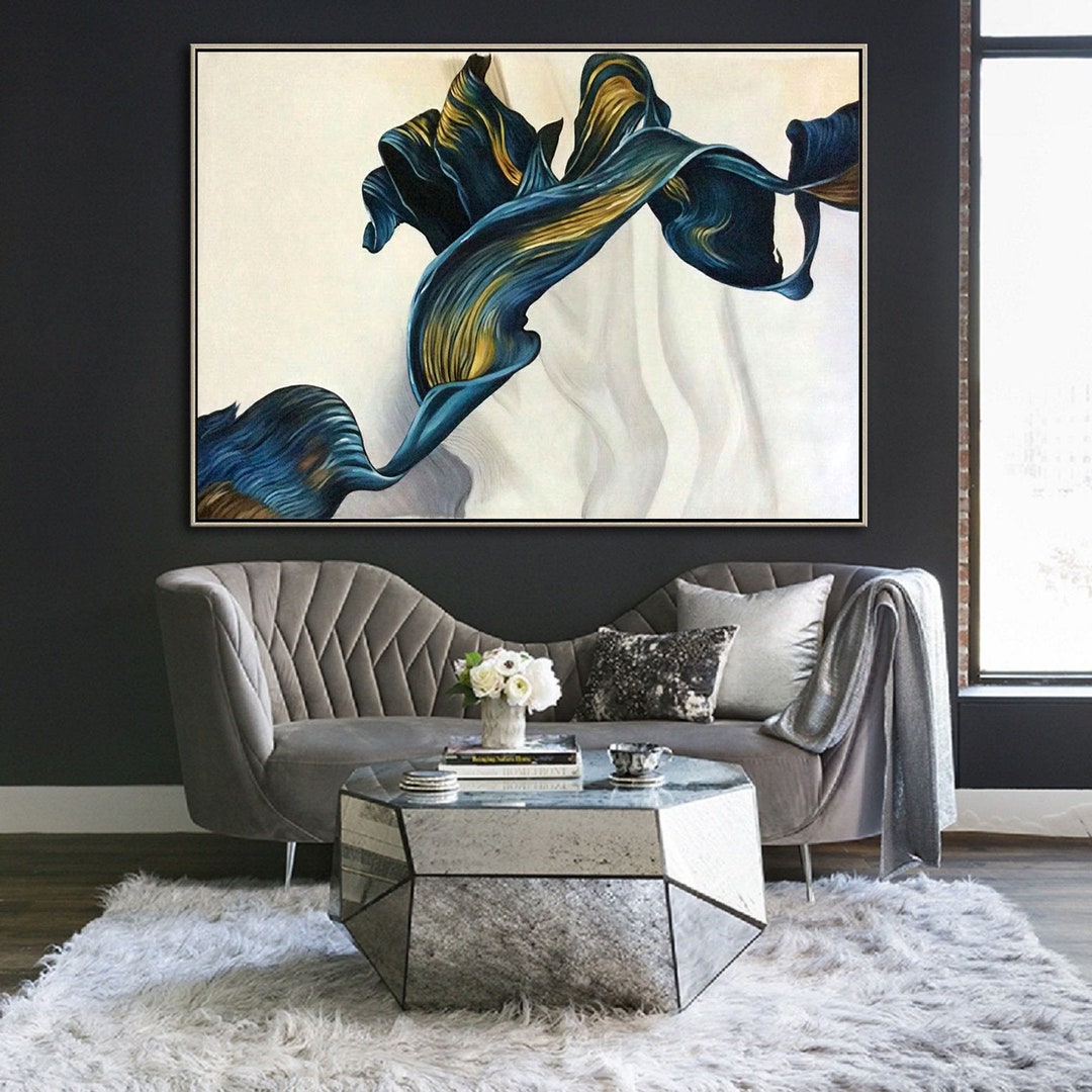 Large Acrylic Art Painting, Modern Abstract Painting Canvas, Large ...