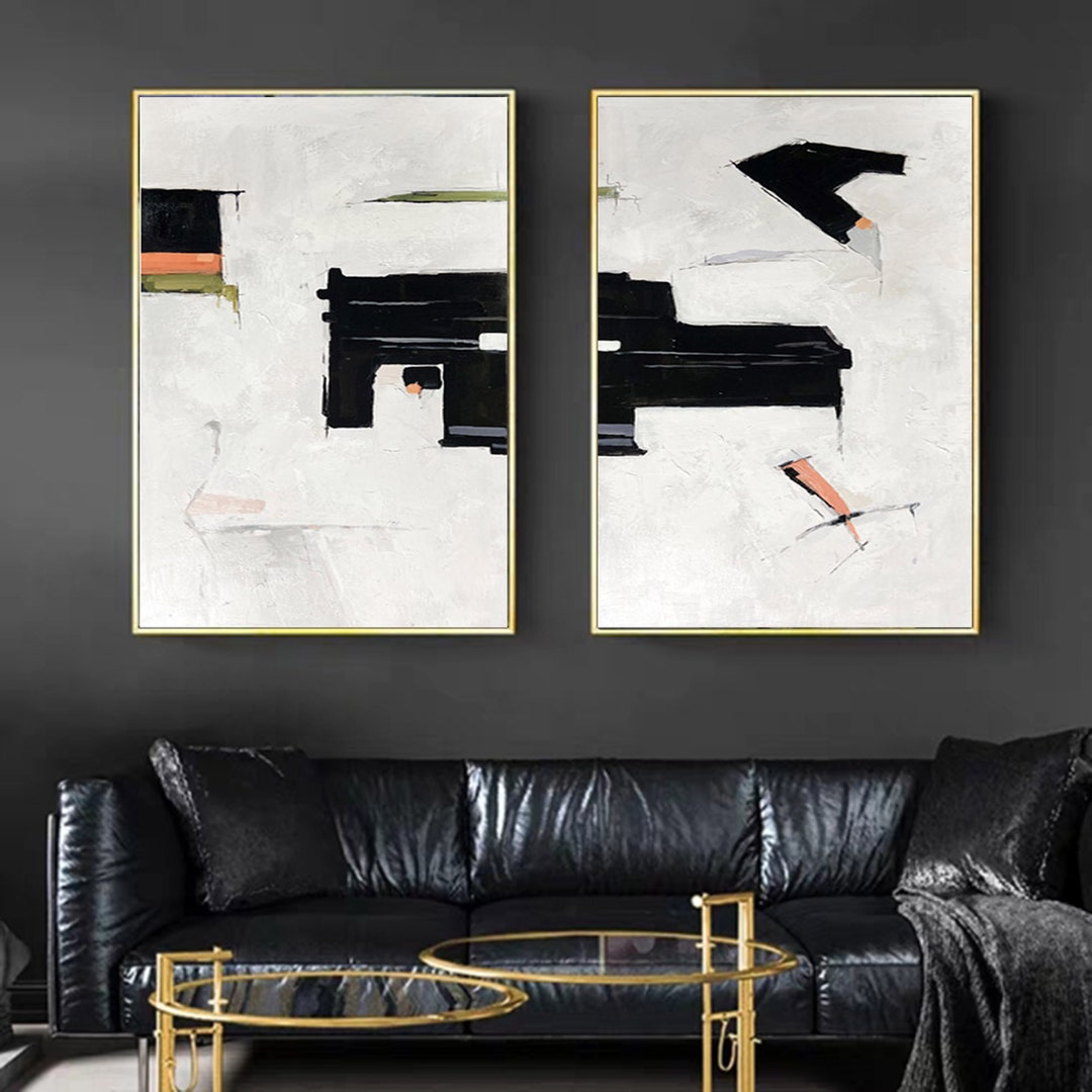 Large Canvas Wall Art, Modern Abstract Wall Art, Large Painting on ...