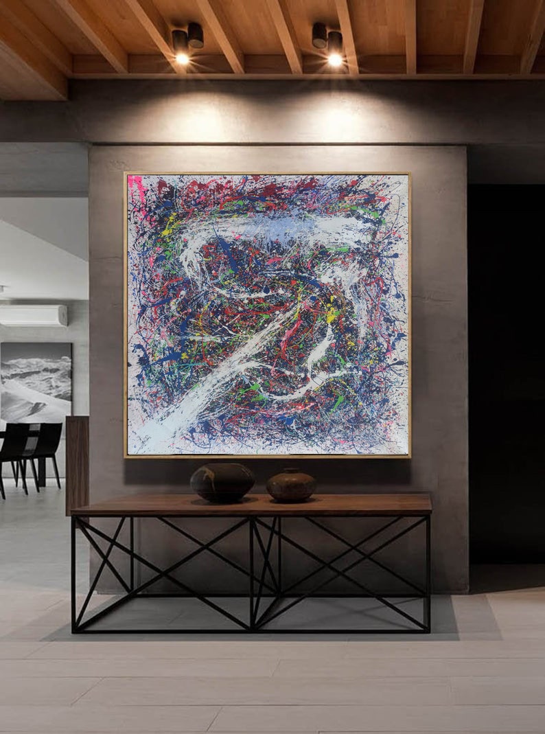 Extra Large Abstract Art Original Abstract Painting on Canvas Jackson ...