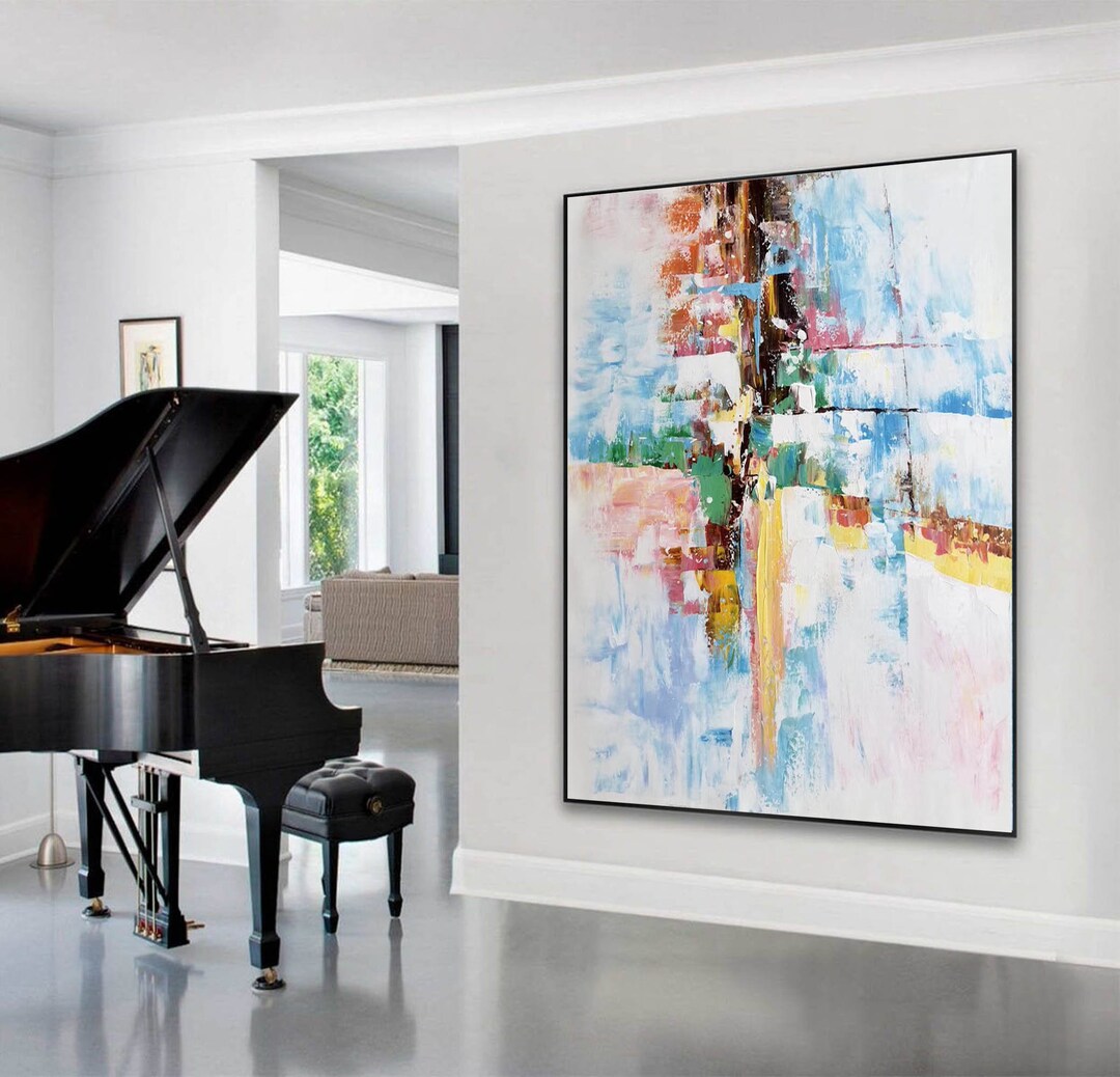 Extra Large Wall Art Abstract Painting Large Canvas Art Original Oil ...