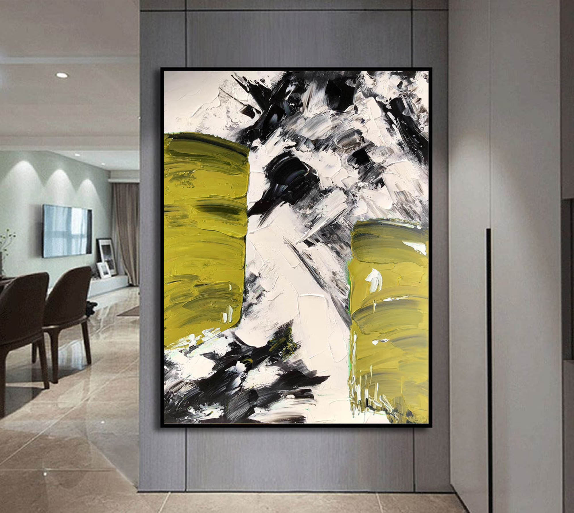 Original abstract art on canvas large canvas art abstract | Etsy