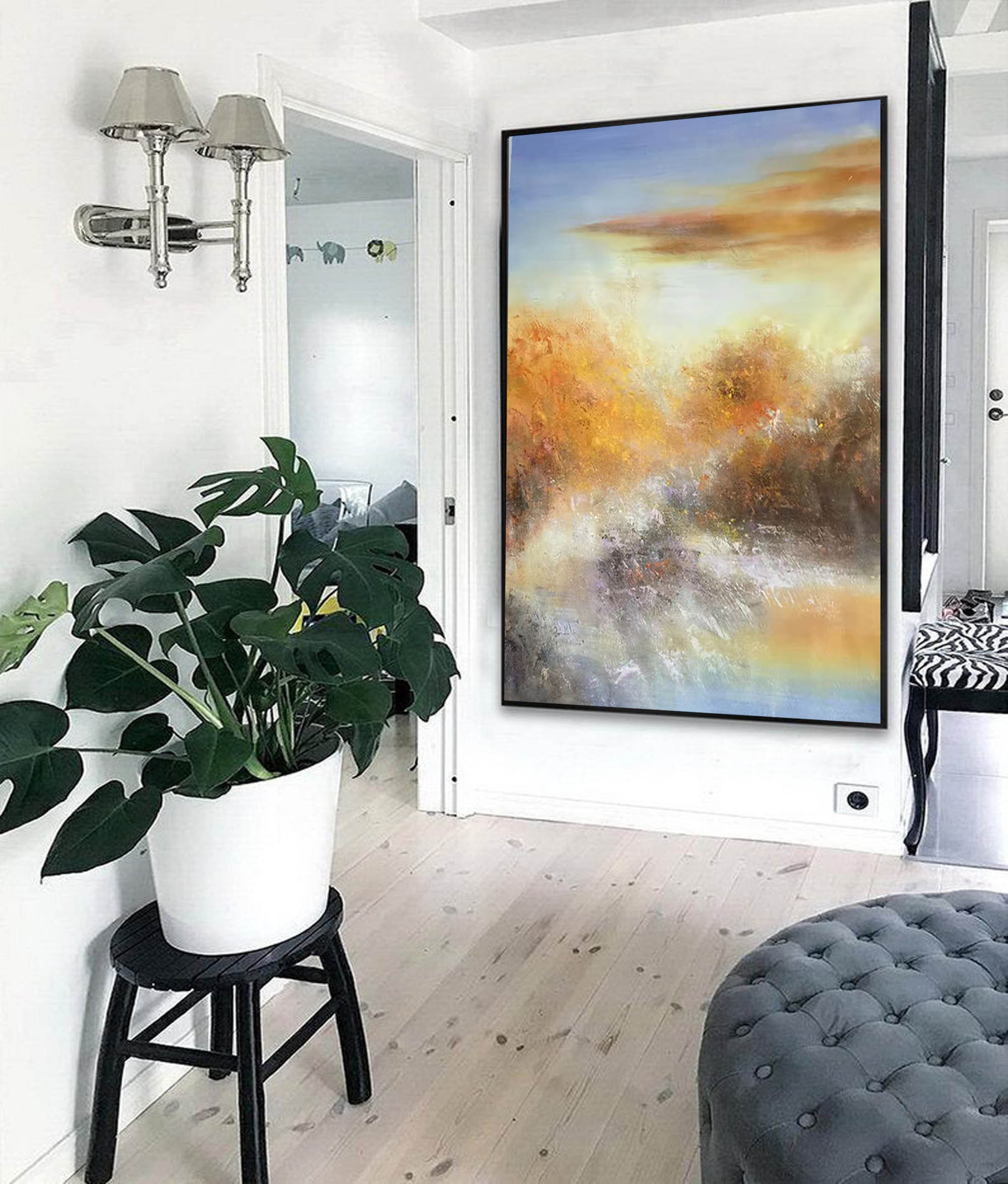 Modern abstract art painting abstract canvas art abstract | Etsy