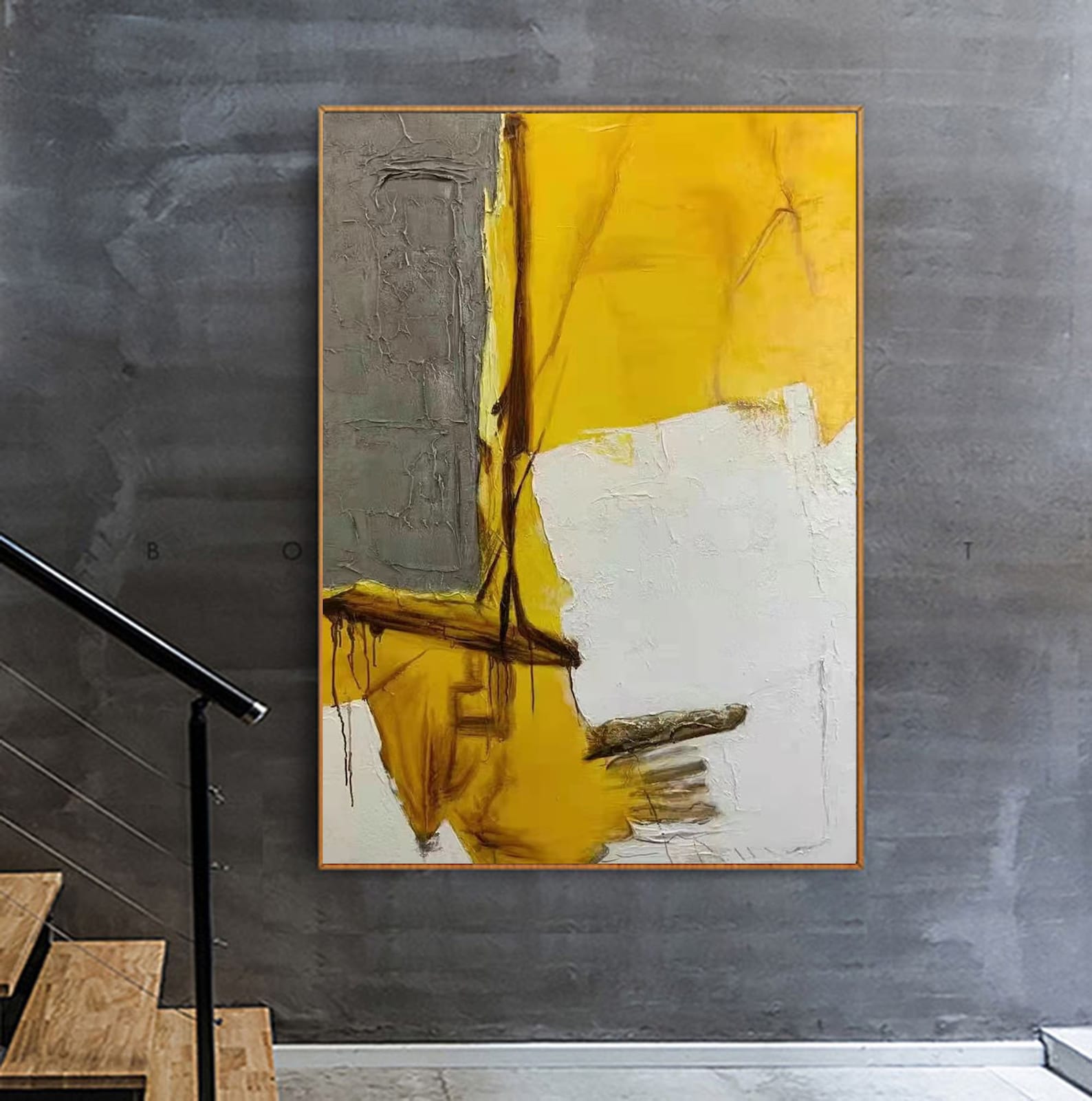 Extra Large Wall Art Abstract, Modern Abstract Painting, Original ...