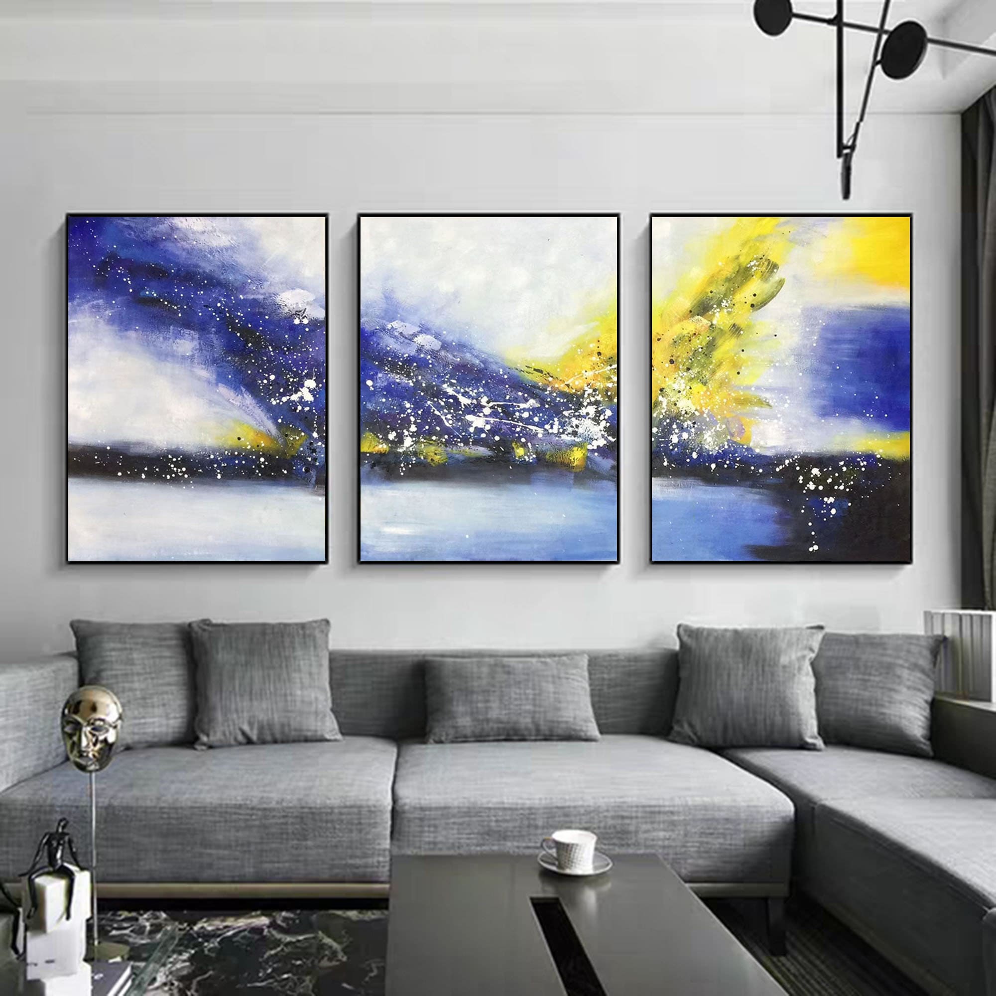 Large Abstract Canvas Art Extra Large Wall Art Canvas Modern - Etsy