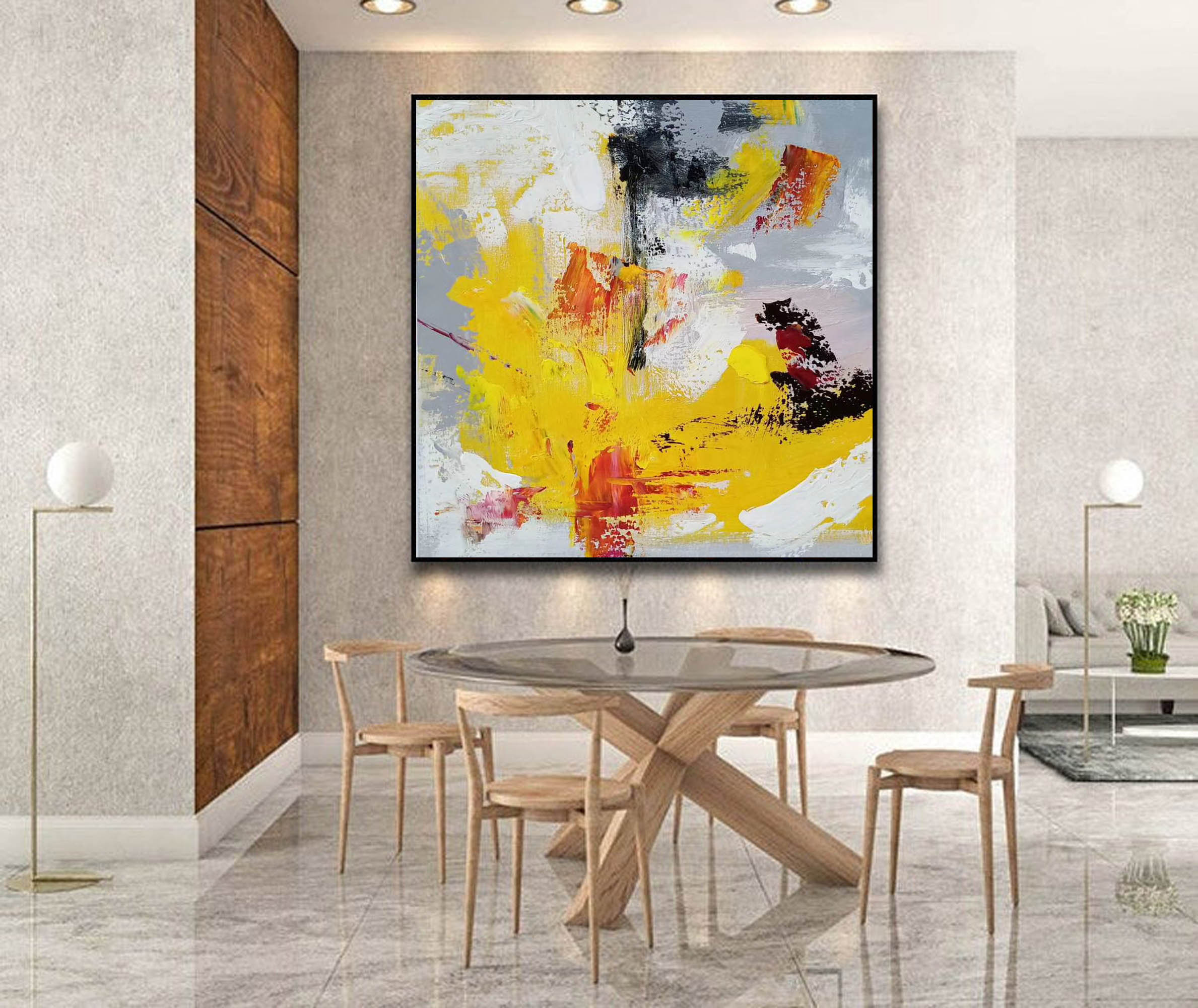 Modern abstract painting original large oil painting on | Etsy