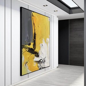 Large Abstract Canvas Art, Abstract Painting Original, Oversized Wall ...