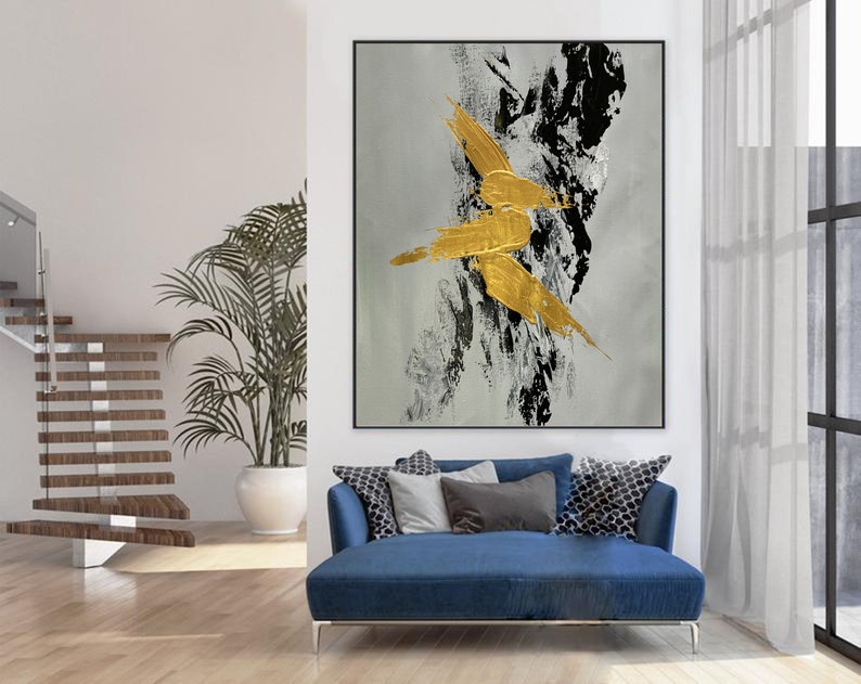 Abstract Painting Original Large, Modern Abstract Painting Canvas ...