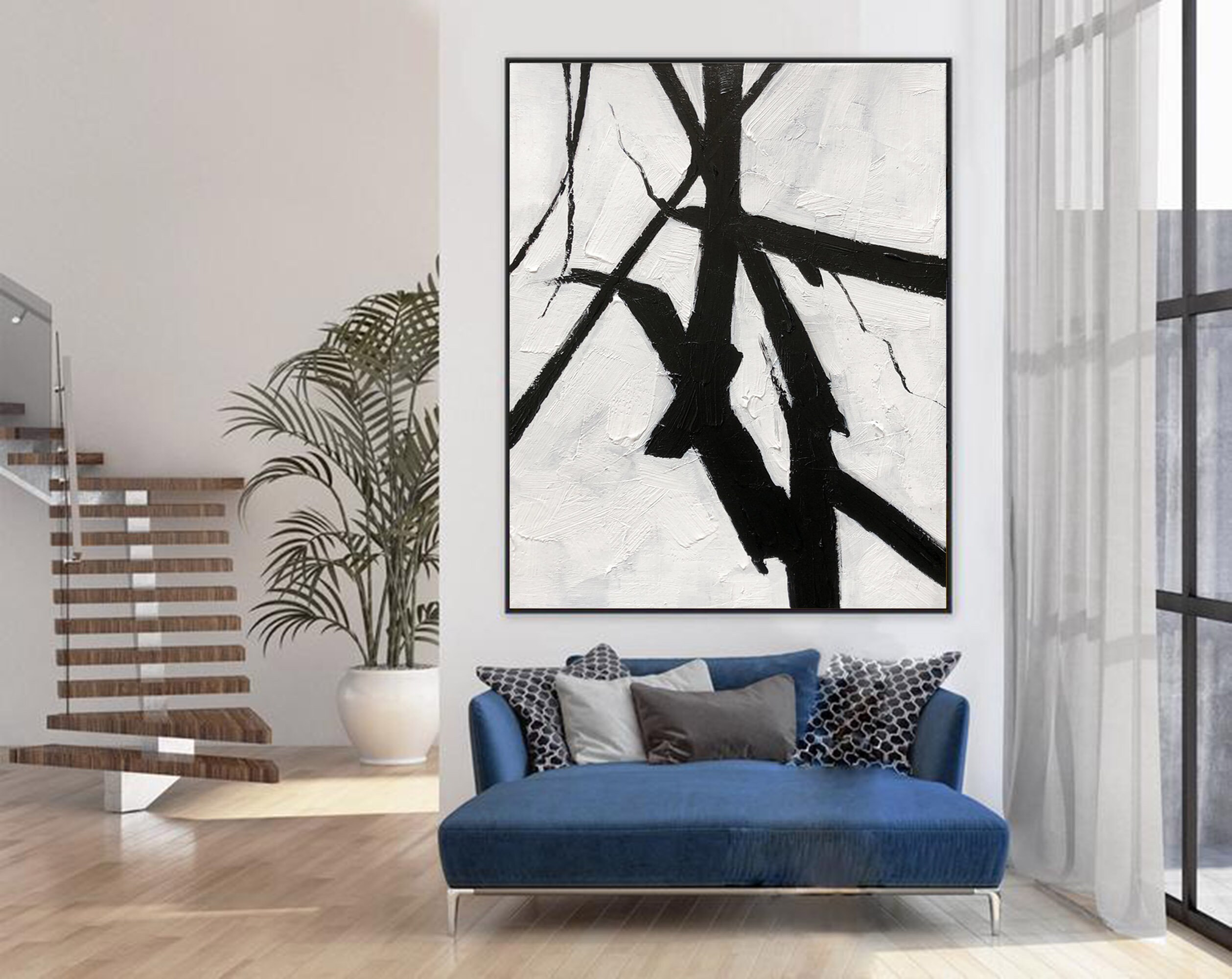 Large canvas wall art original abstract painting canvas | Etsy