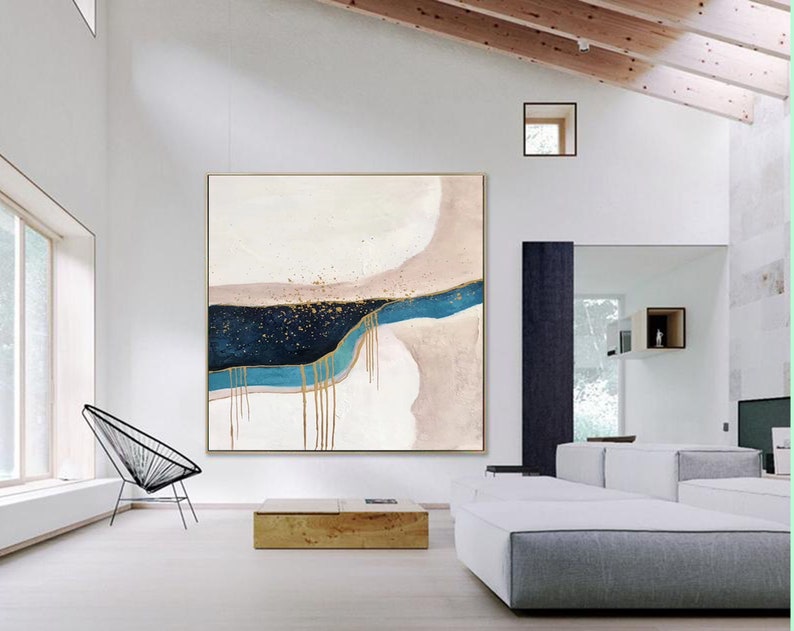 Large Abstract Painting Original Framed Wall Art Abstract - Etsy