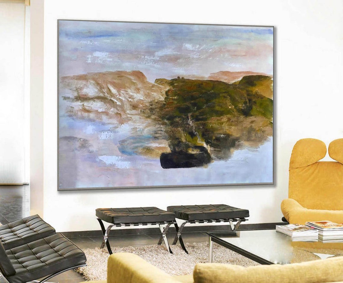 Extra Large Wall Art Living Room Wall Art Original Oil - Etsy