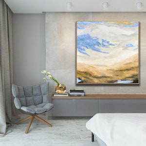 Oversized Canvas Wall Art, Very Large Abstract Painting Original ...